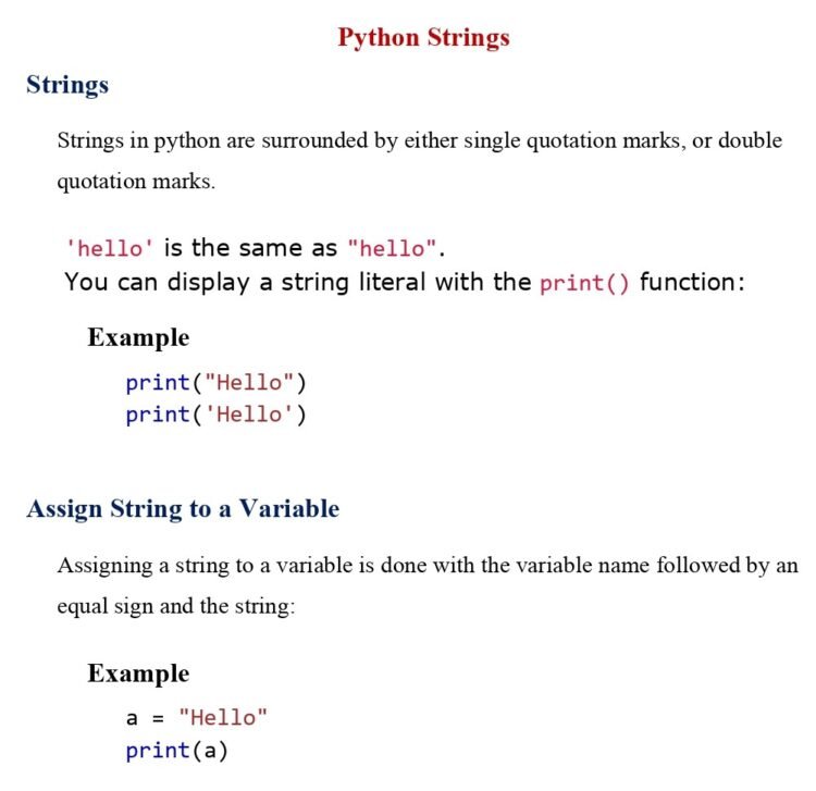 Python Strings Session 7 Pdf Connect 4 Techs