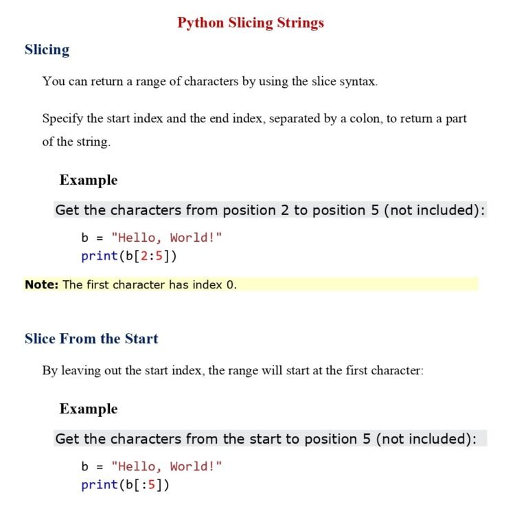 Python Strings (Session 7) PDF - Connect 4 Techs