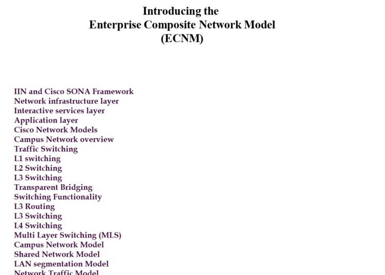 Summary Of Networks Design Model Pdf Connect 4 Techs