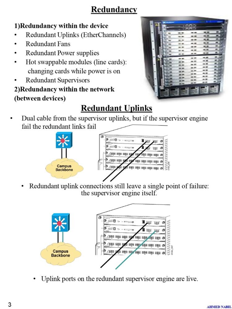 Summary Of Switching Redundancy PDF - Connect 4 Techs