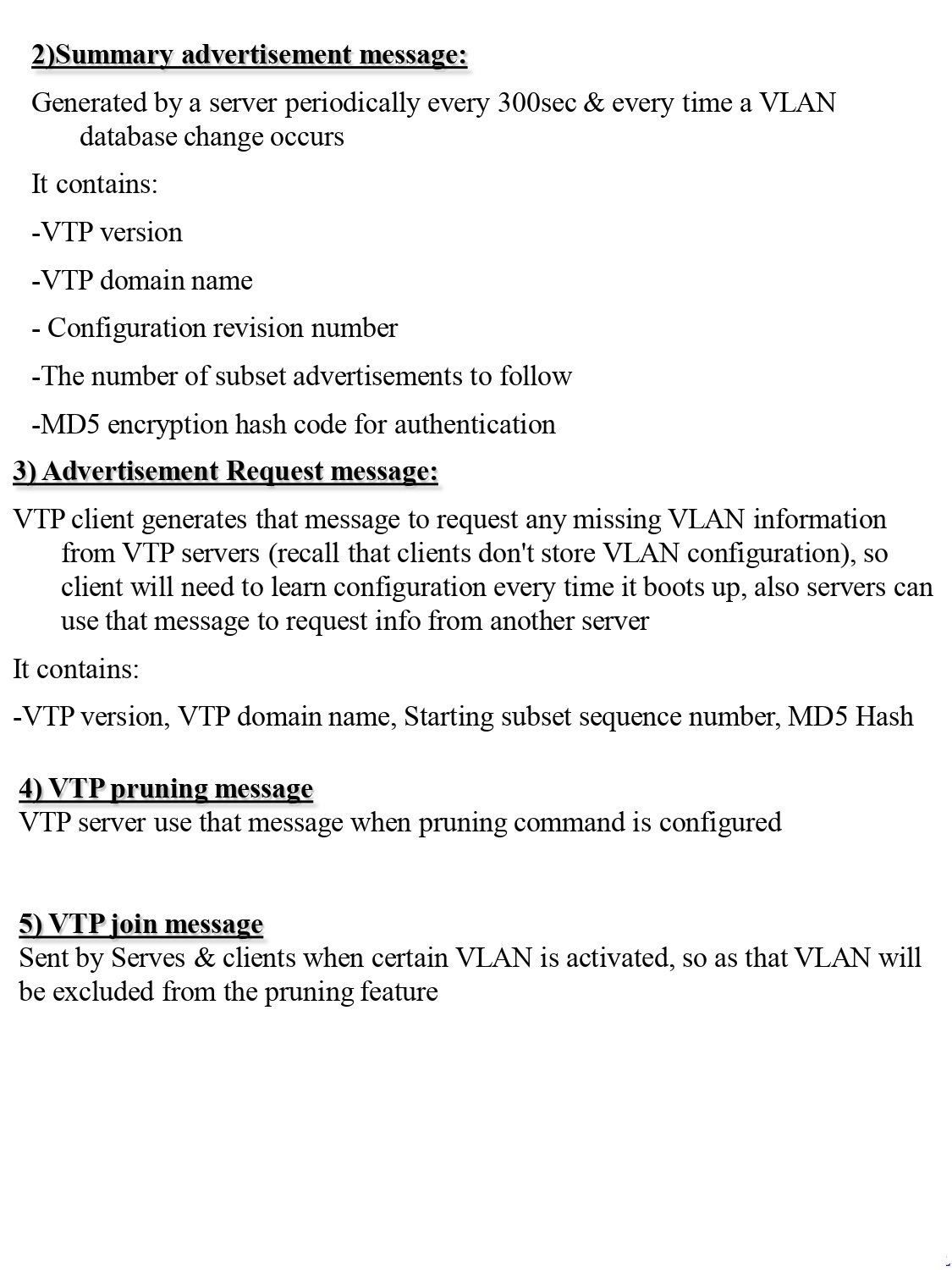 Summary Of Vtp Vlan Trunking Protocol Pdf Connect 4 Techs 8099